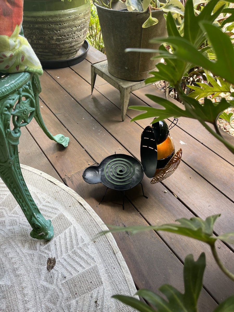 Bee Mosquito Coil Metal Garden Art – Homewares on Point