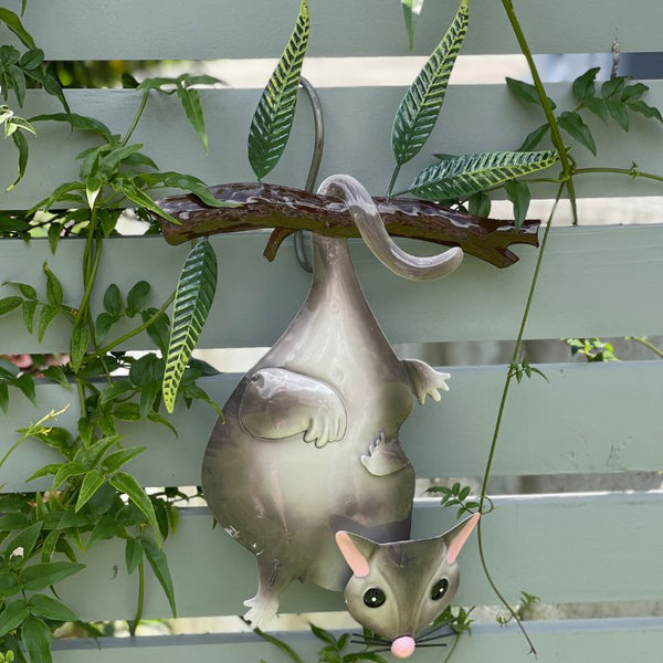 Metal Possum Hanging Wall Art