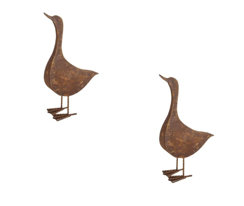 Rusted Ducks Metal Garden Ornaments Metal Garden Art – Homewares on Point