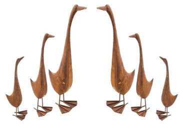 Rusted Ducks Metal Garden Art – Homewares on Point